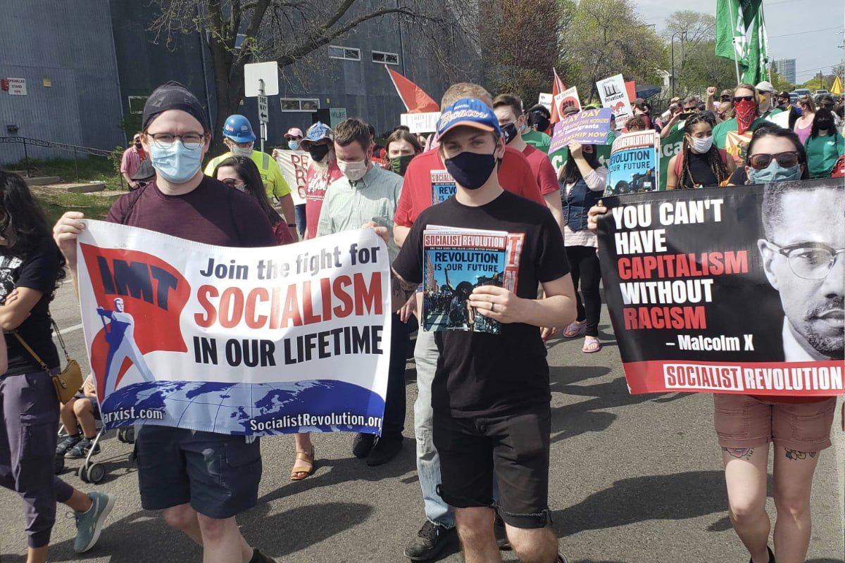 Minneapolis May Day 2021 Socialist Revolution March | Revolutionary ...